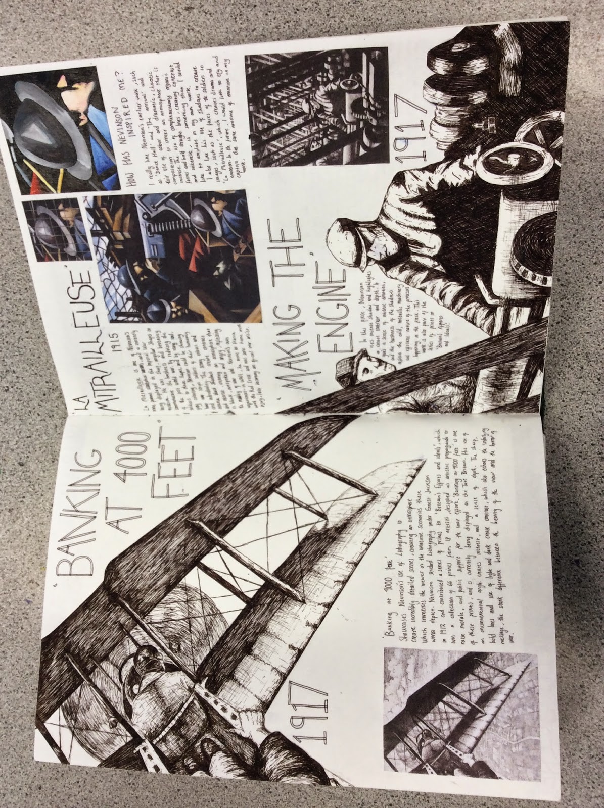 Art - Year 10 Blog: Examples of artist study pages